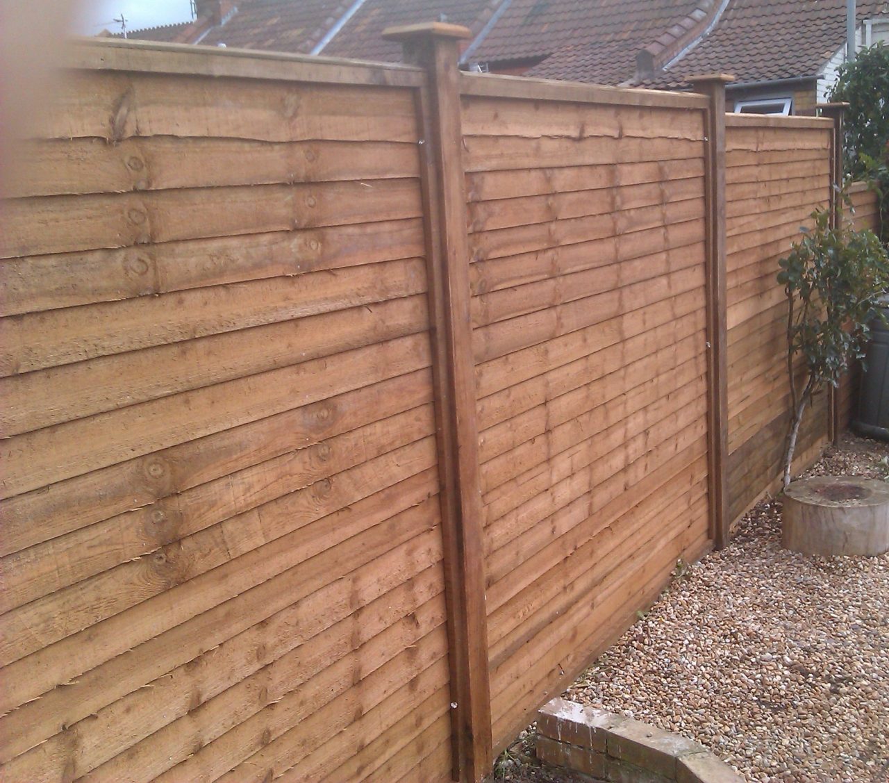 Basic Waney Fencing Panel | Fences & Patios R Us